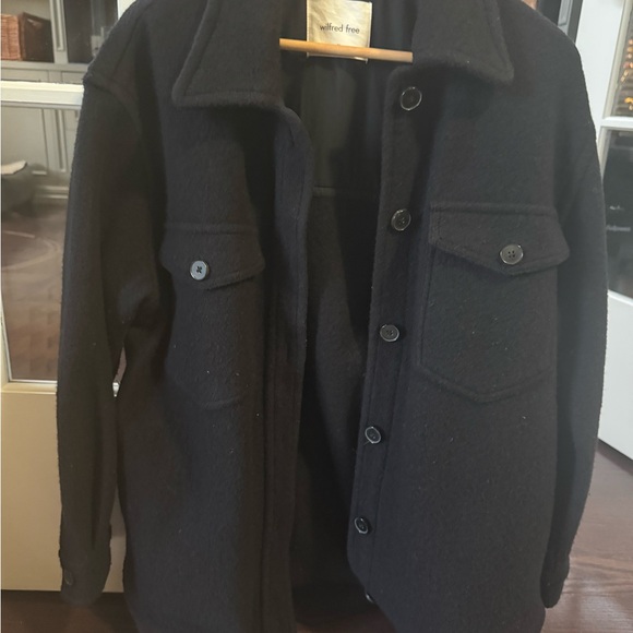 Wilfred | Jackets & Coats | Wilfred Black Shirt Jacket | Poshmark